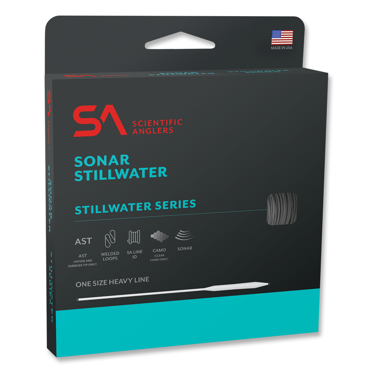 Scientific Anglers Sonar Seamless Stillwater Sinking Line - Camo Inter ...